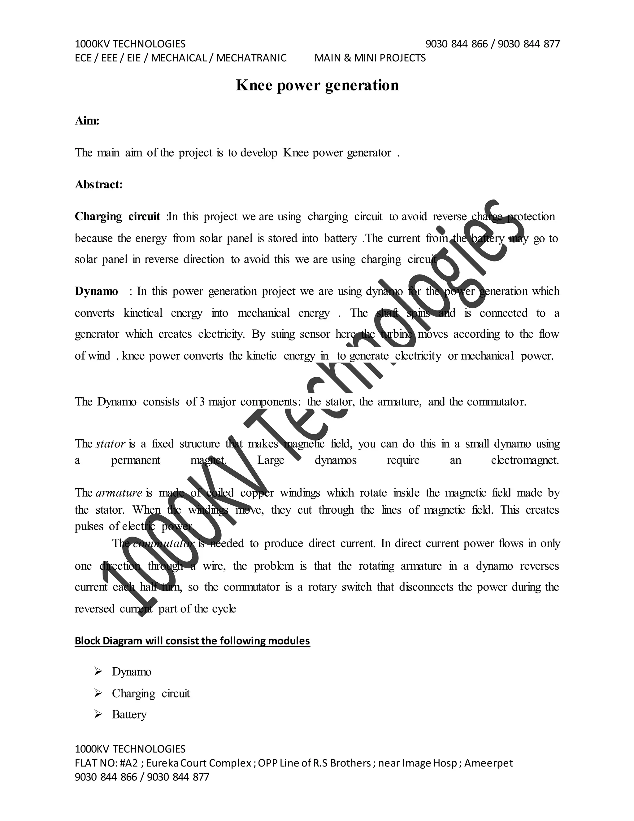 Mini ee 2 wearable device generates electricity from walking knee ...