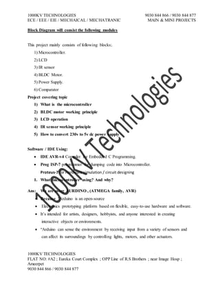 Mini ee 4 motor speed counting rpm display by infrared Electrical ...