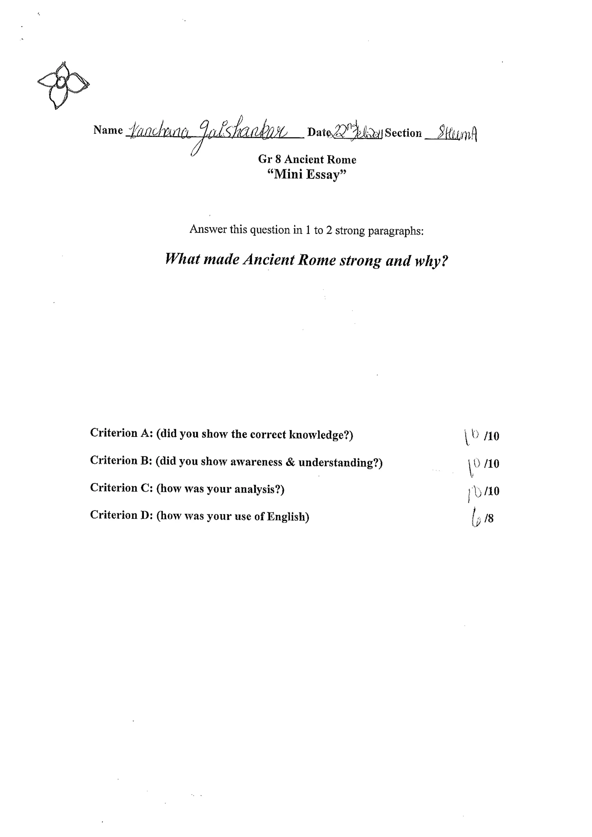 Mini essay kanchu | PDF