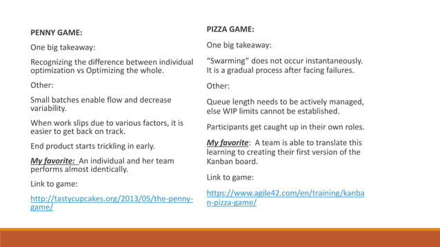 Mini exercises series deck 5 - penny game vs pizza game | PPT