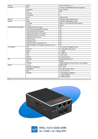 Intel® J4125 4 LAN i211-AT WiFi 4G Firewall Router Mini Network ...