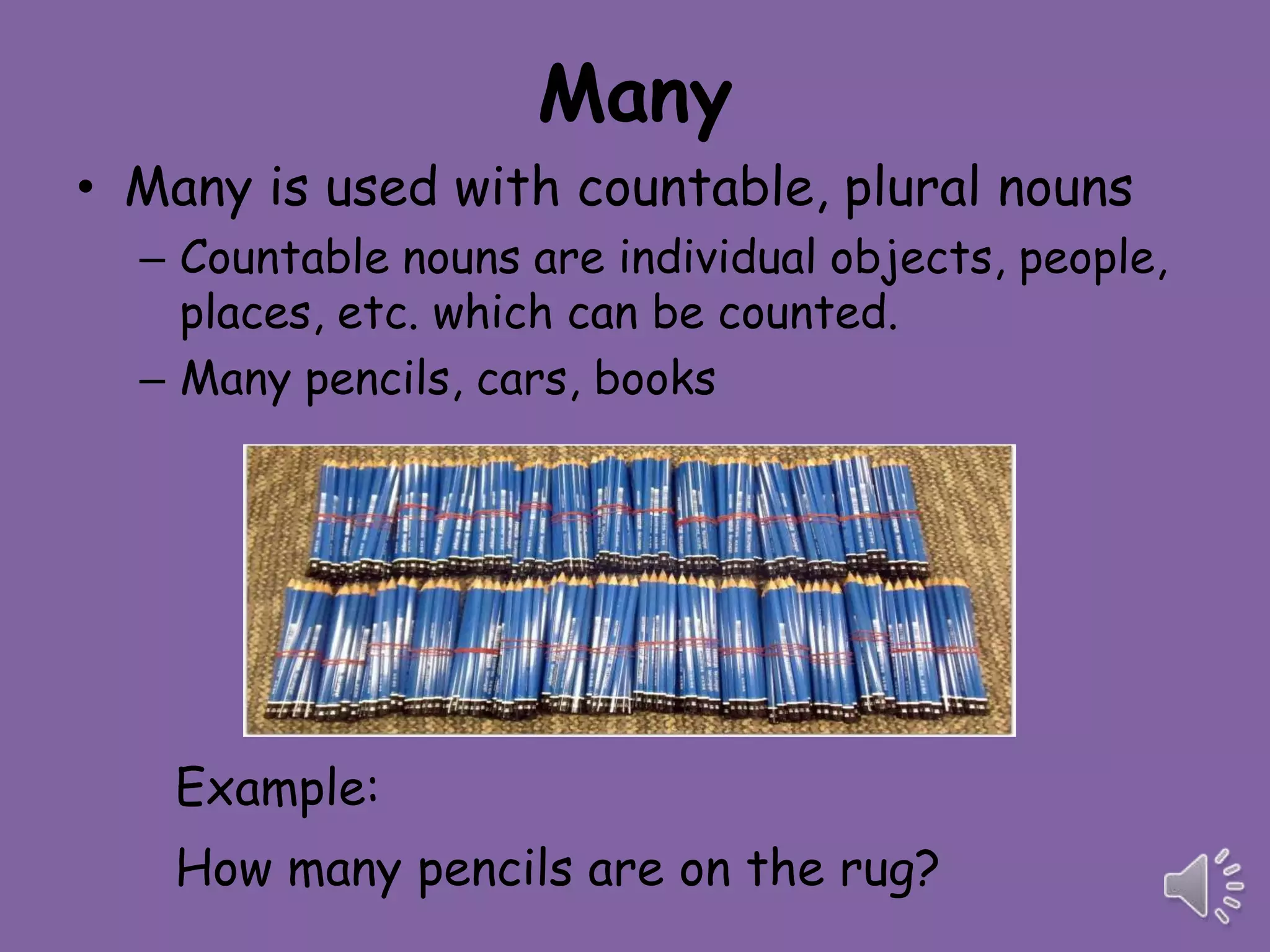 Mini grammar lesson much/many vs few/little | PPTX