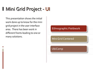 MiniGrid Project - UI | PPT | Desktop Publishing | Computer Software ...
