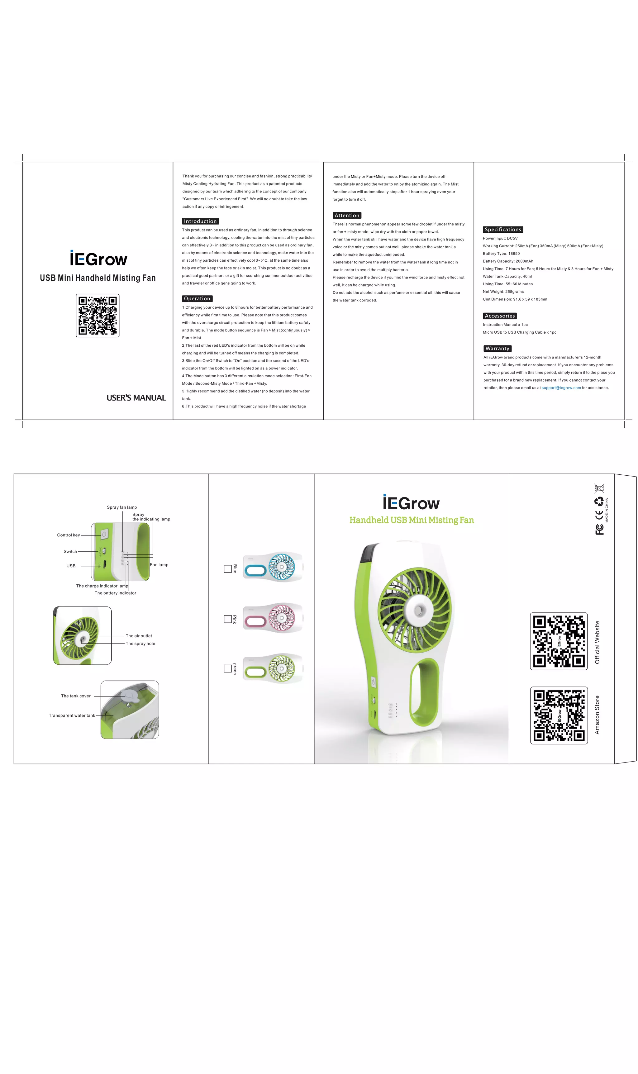 Mini handheld cooling fan | PDF