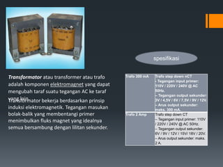 Mini kabin elektrik with arduino | PPT