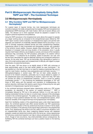 Minilaparoscopy cholecystectomy and hernia repair | PDF