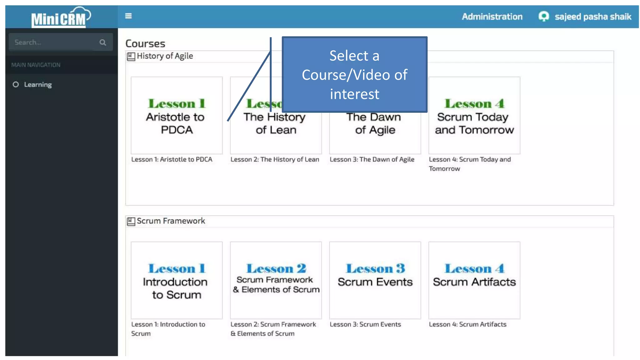 Student Facing User Interface | PPTX