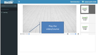 Student Facing User Interface | PPTX