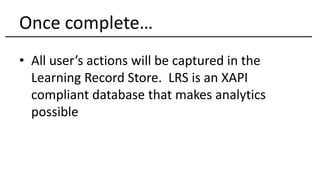 Student Facing User Interface | PPTX