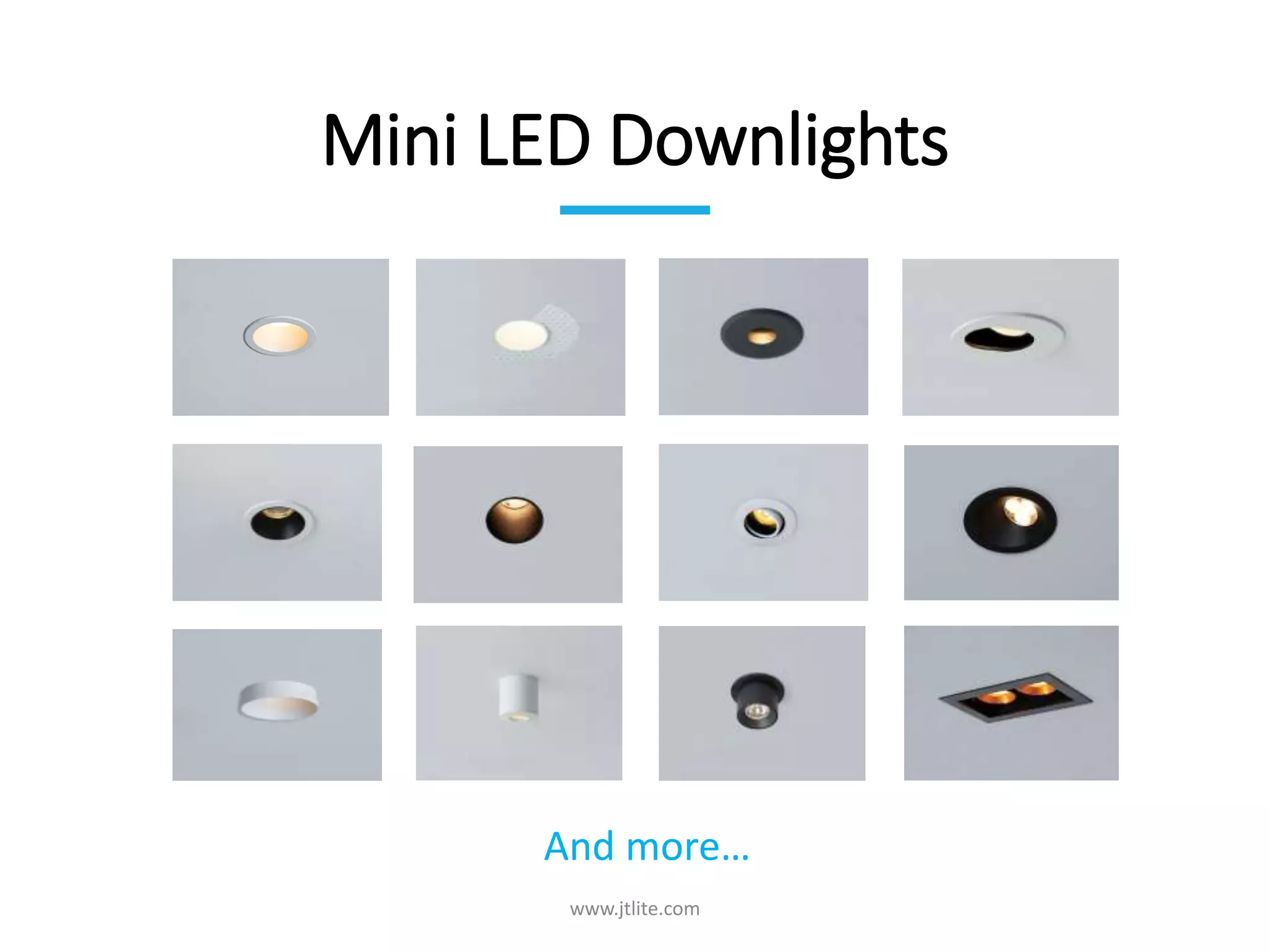 Mini LED Downlights | PPTX