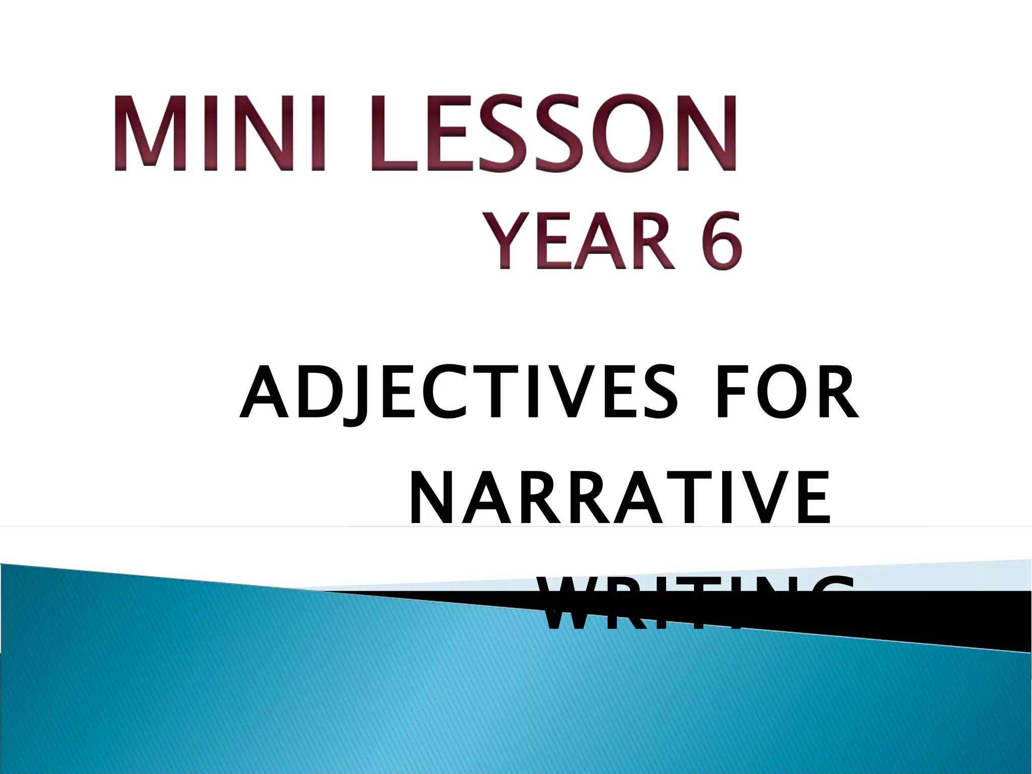 Mini lesson | PPT