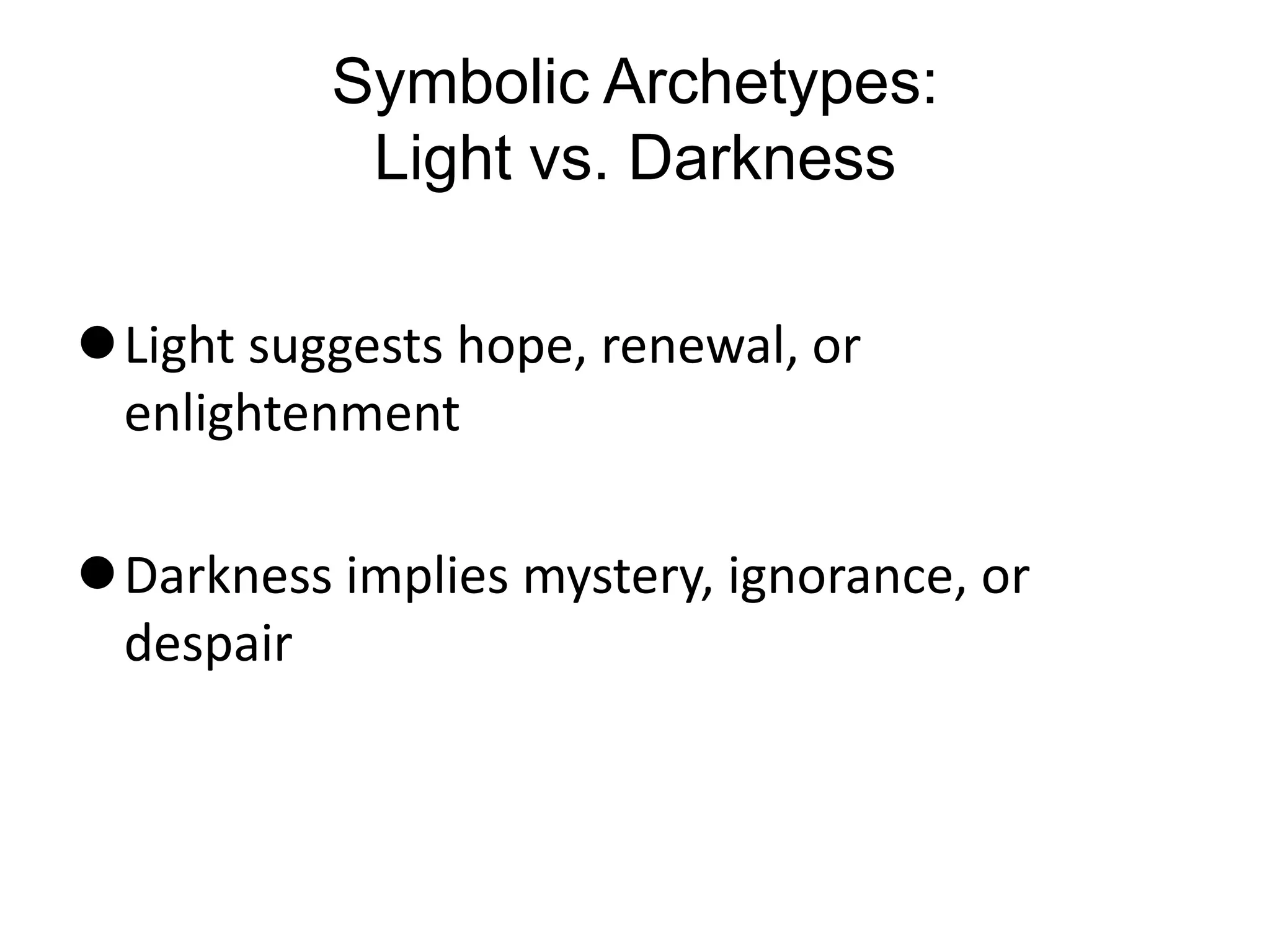 Mini lesson 3-symbolism | PPT