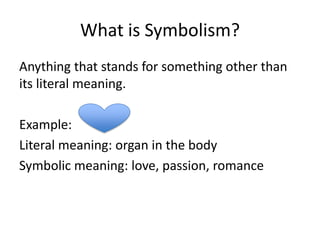 Mini lesson 3-symbolism | PPTX