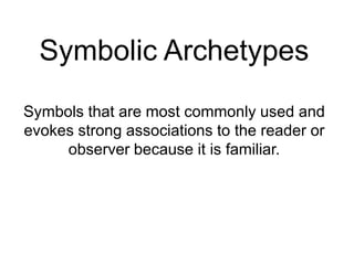 Mini lesson 3-symbolism | PPTX