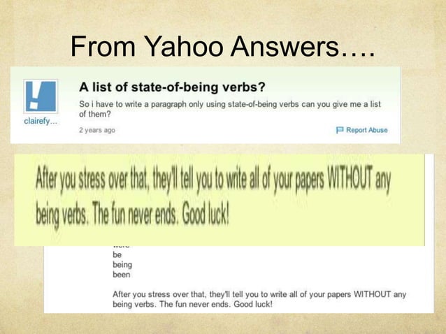 Mini lesson verbs | PPT