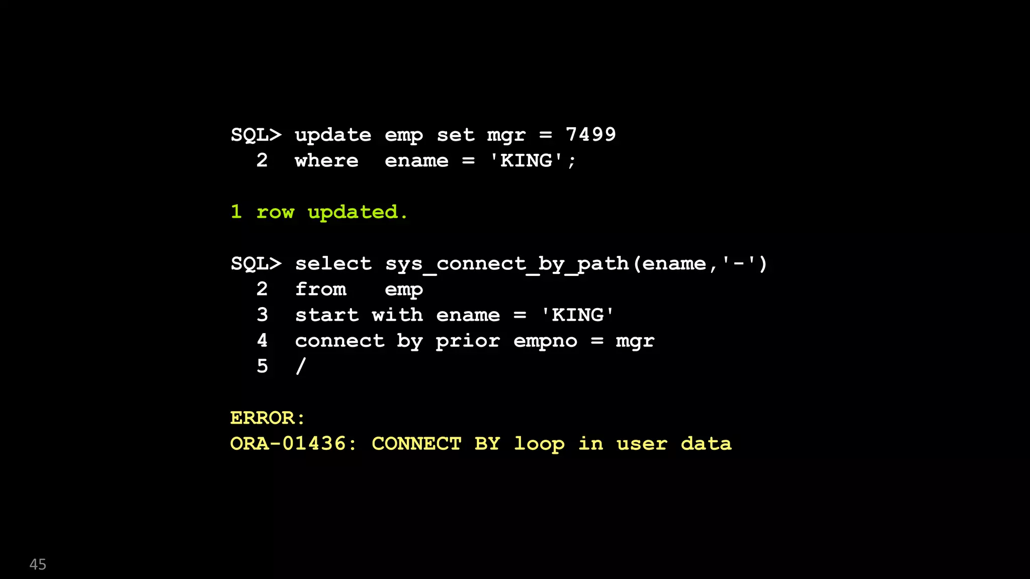 Using Sql To Process Hierarchies Ppt