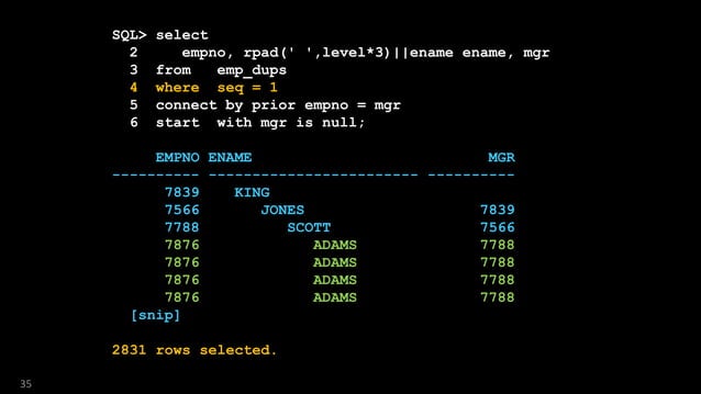 Using Sql To Process Hierarchies Ppt