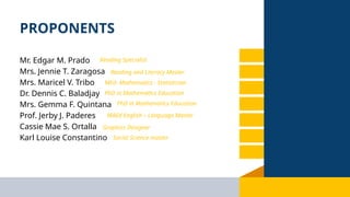 Mini Library Holdings for school improvement | PPT