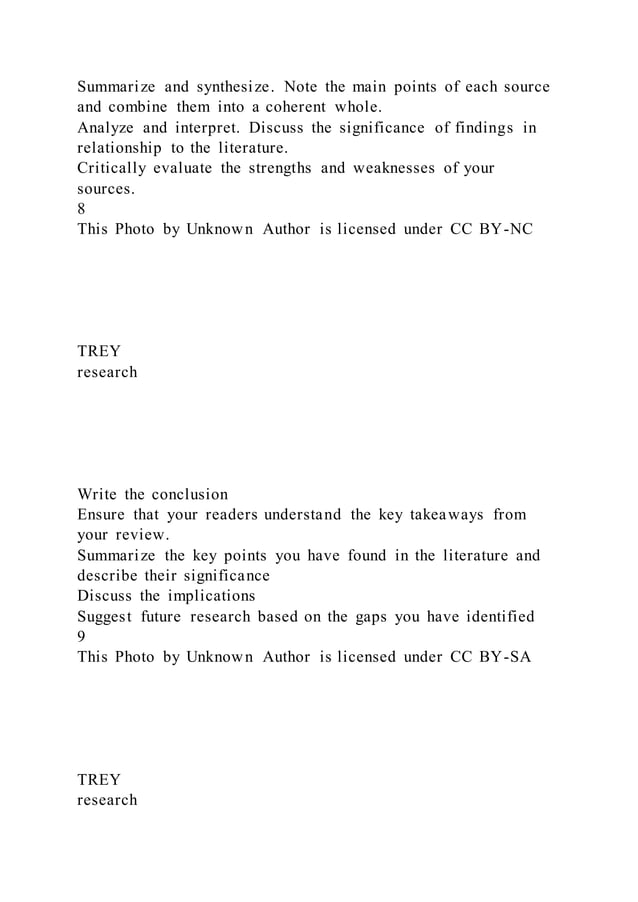 Mini Literature Review Rubric Trevecca Nazarene University – | PDF