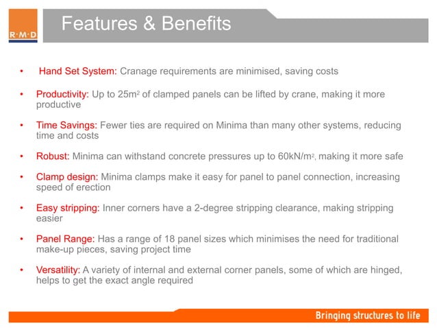 Minima -Panel Formwork System | PPTX