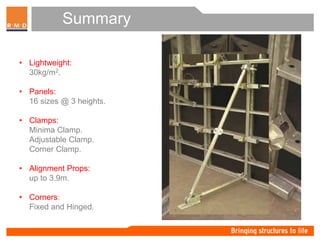 Minima -Panel Formwork System | PPTX