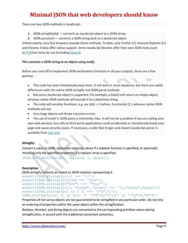 Basics Of Json Javascript Object Notation With Examples