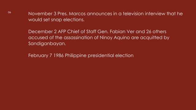 History of the Philippines during Martial Law (1969-1986) | PPTX