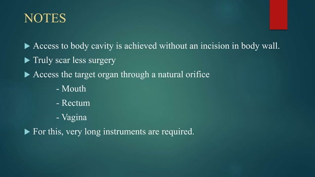 Minimal access surgery | PPTX