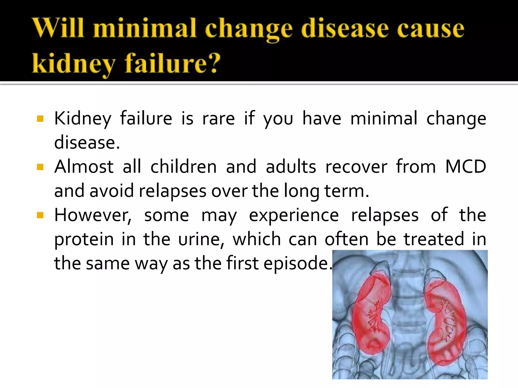 Minimal change disease | PPTX