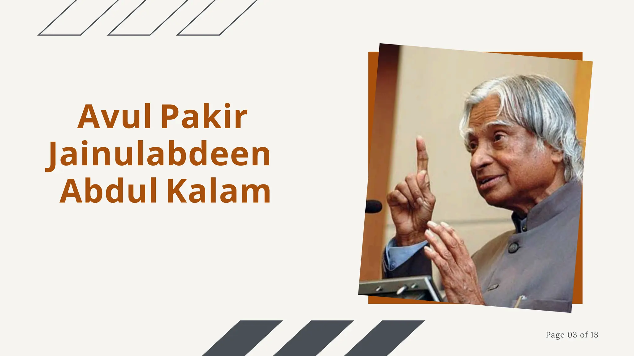 Presentation ppt about A.P.J Abdul kalam | PDF