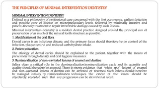 Minimal intervention dentistry vs g.v black | PPTX