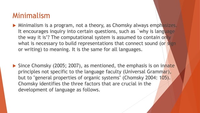 Minimalism.pptx | Programming Languages | Computing