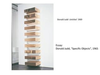 Week 3 - Minimalism and postminimalism lecture | PPT