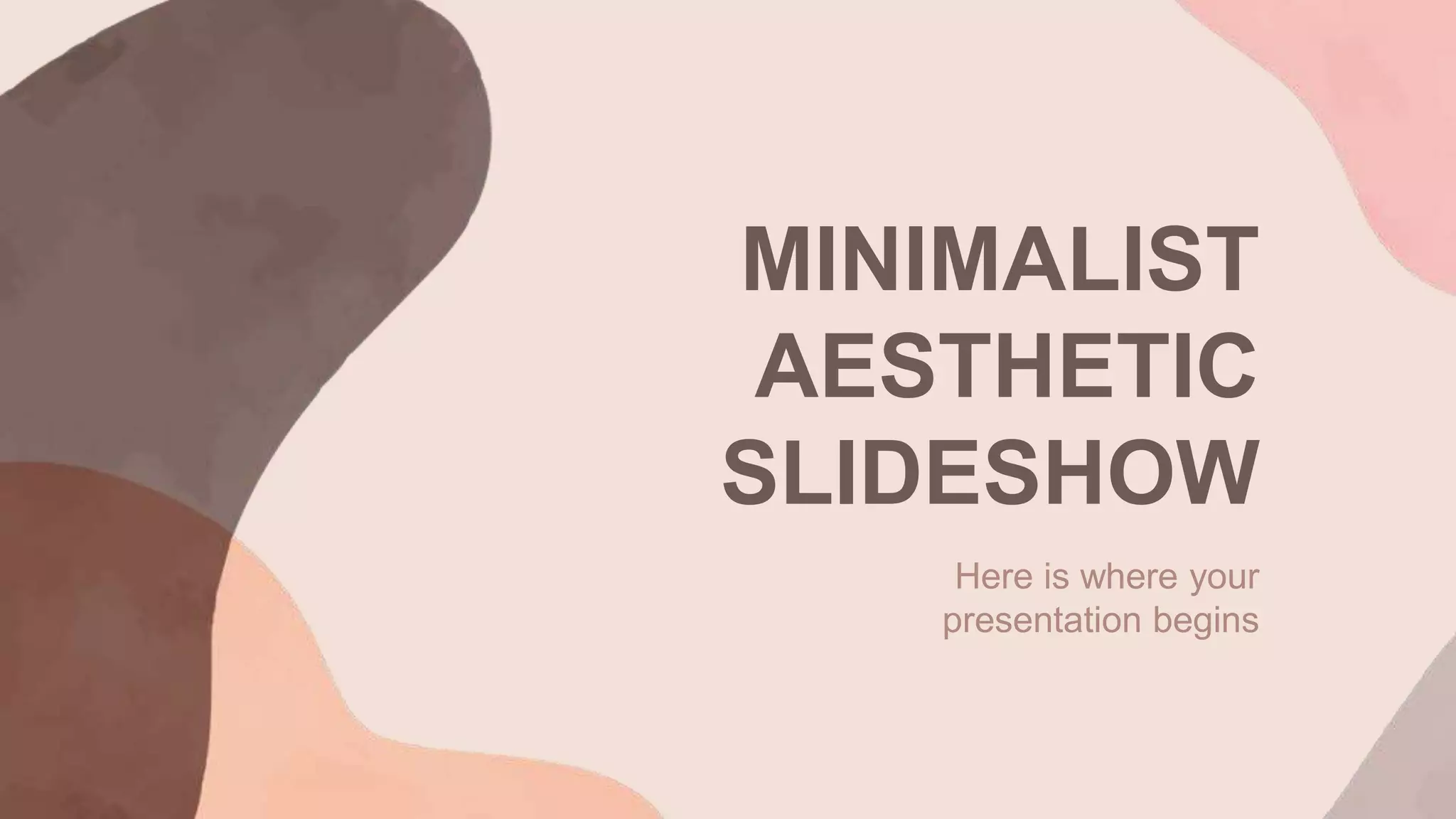 Minimalist Aesthetic Slideshow by Slidesgo.pptx
