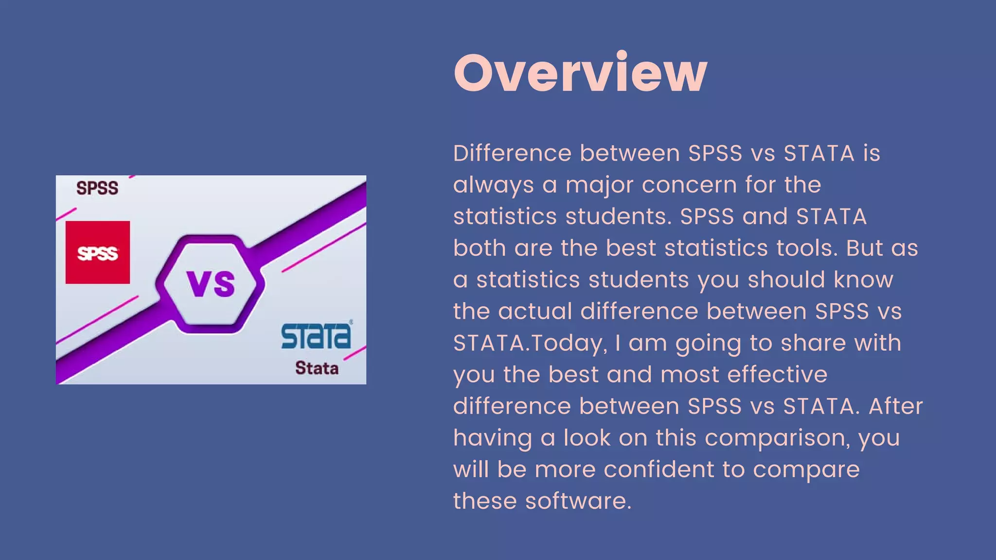 SPSS vs Stata: The Best Ever Comparison | PPT