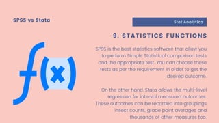 SPSS vs Stata: The Best Ever Comparison | PPT