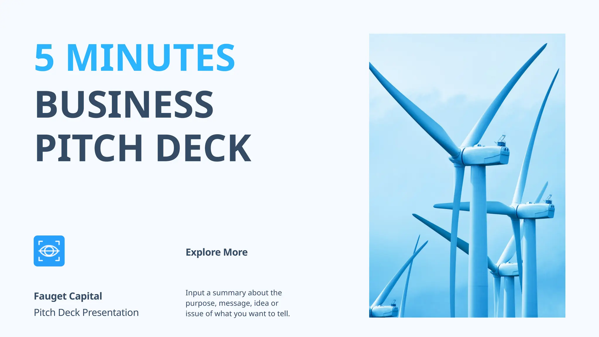Minimalist Blue Simple Start Up Elevator Pitch Deck Presentation.pptx