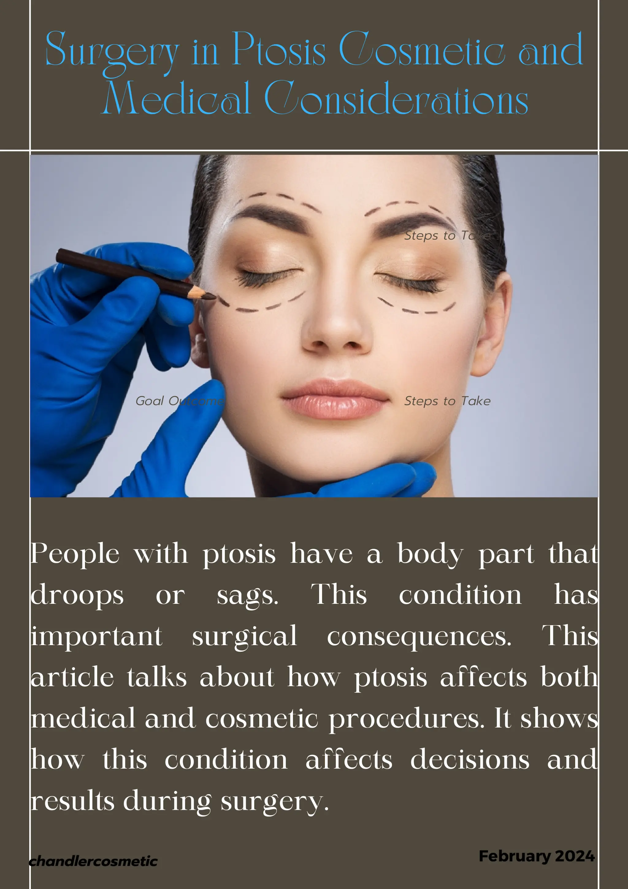 Surgery in Ptosis Cosmetic and Medical Considerations | PDF