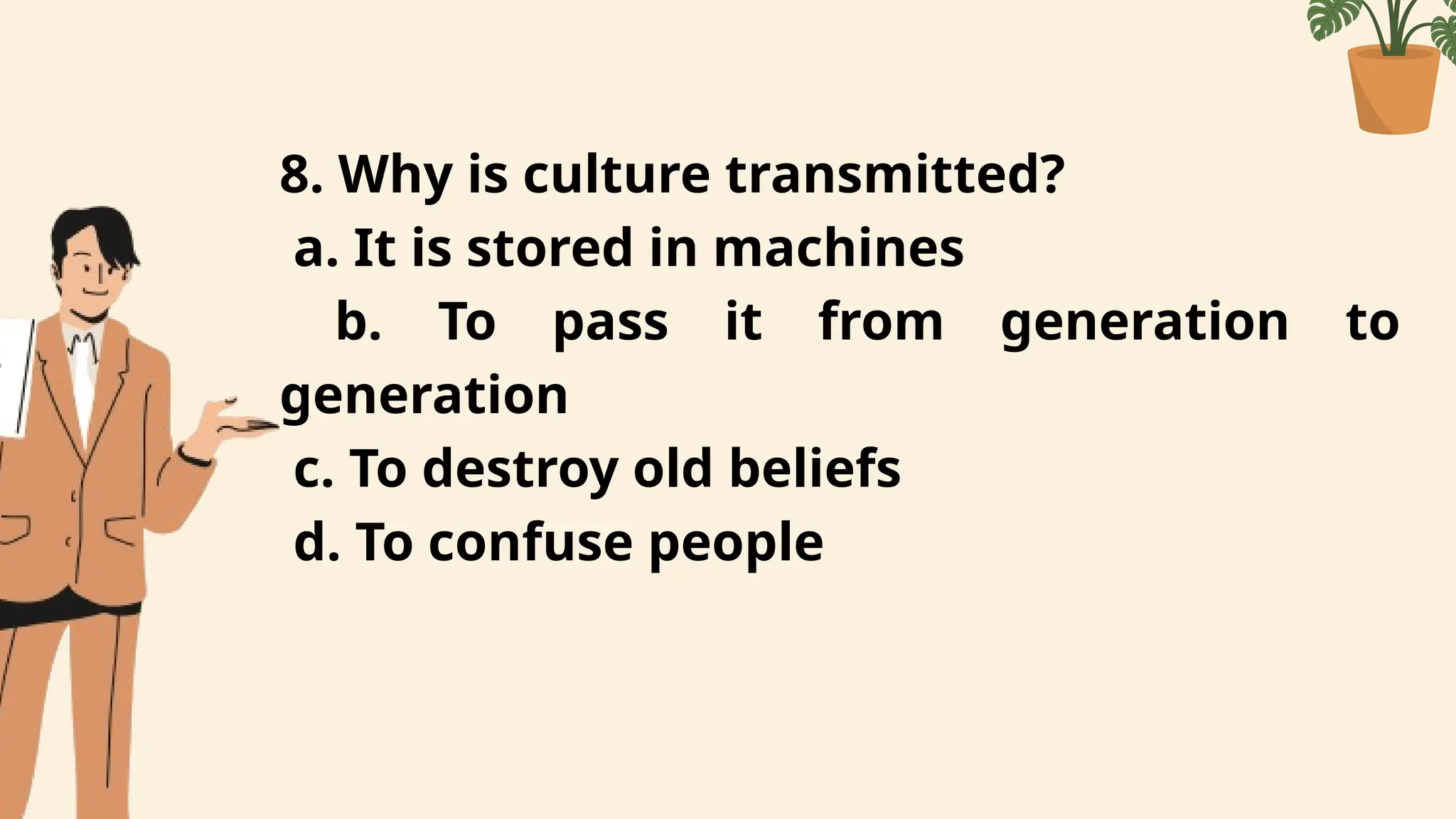 Minimalist Classroom Rules Presentation in Brown and Yellow Background ...