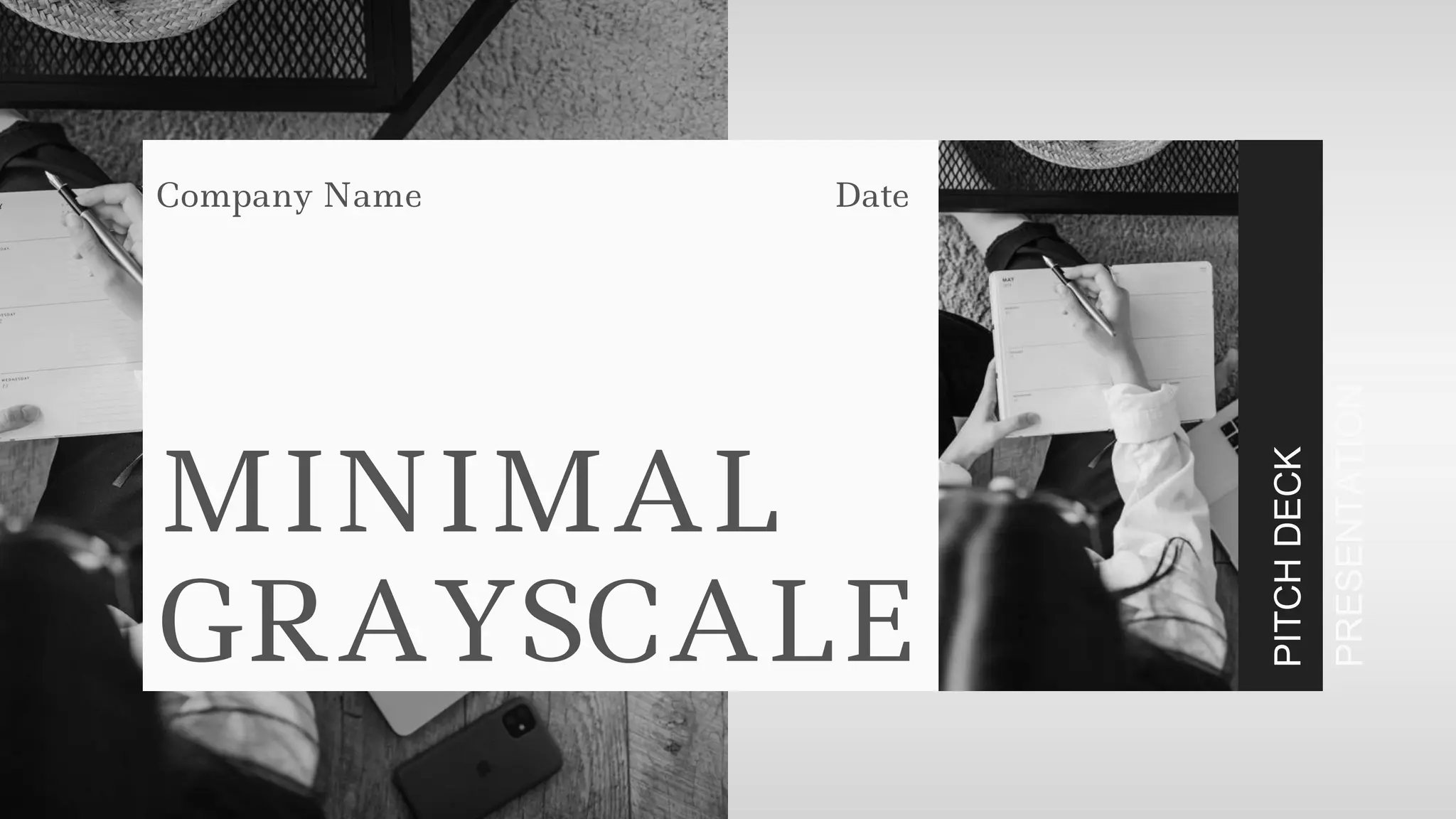 Minimalist Grayscale Pitch Deck Presentation.pptx