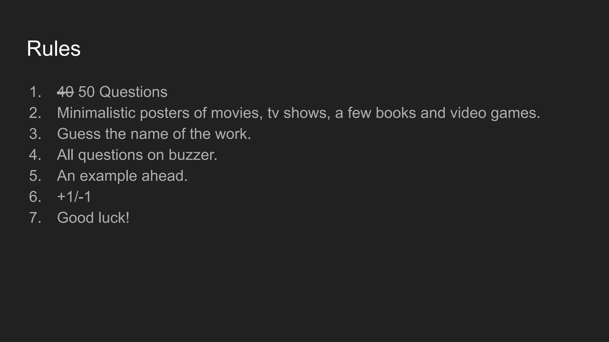 Minimalist Poster Quiz | Ayush & Anirban | PDF