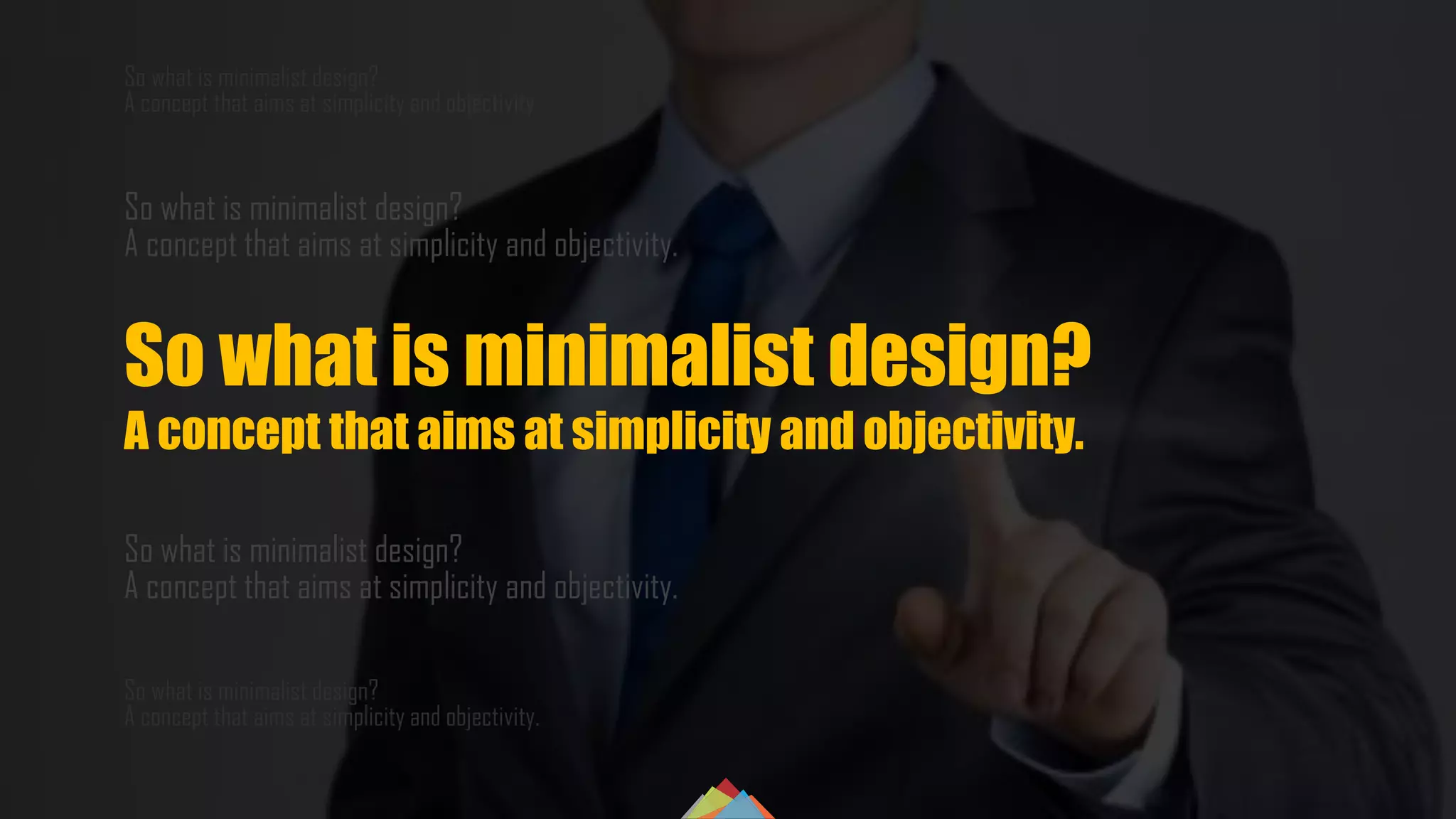 Minimalist PowerPoint design: know how to solve the problem | PPT