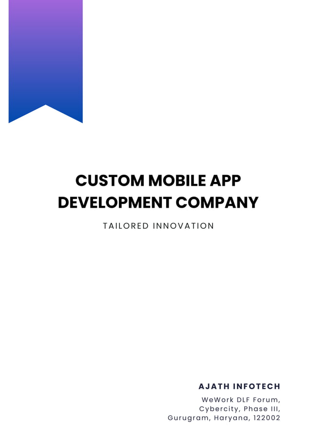 custom mobile app development company in 2025 | PDF
