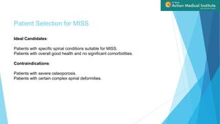 Minimally Invasive Spine Surgery | Sri Balaji Action Medical Institute ...