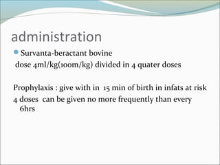 Minimally invasive surfactant therapy in preterm | PPT