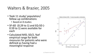 Minimally important differences | PPTX | Medical Health