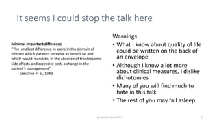 Minimally important differences | PPTX | Medical Health