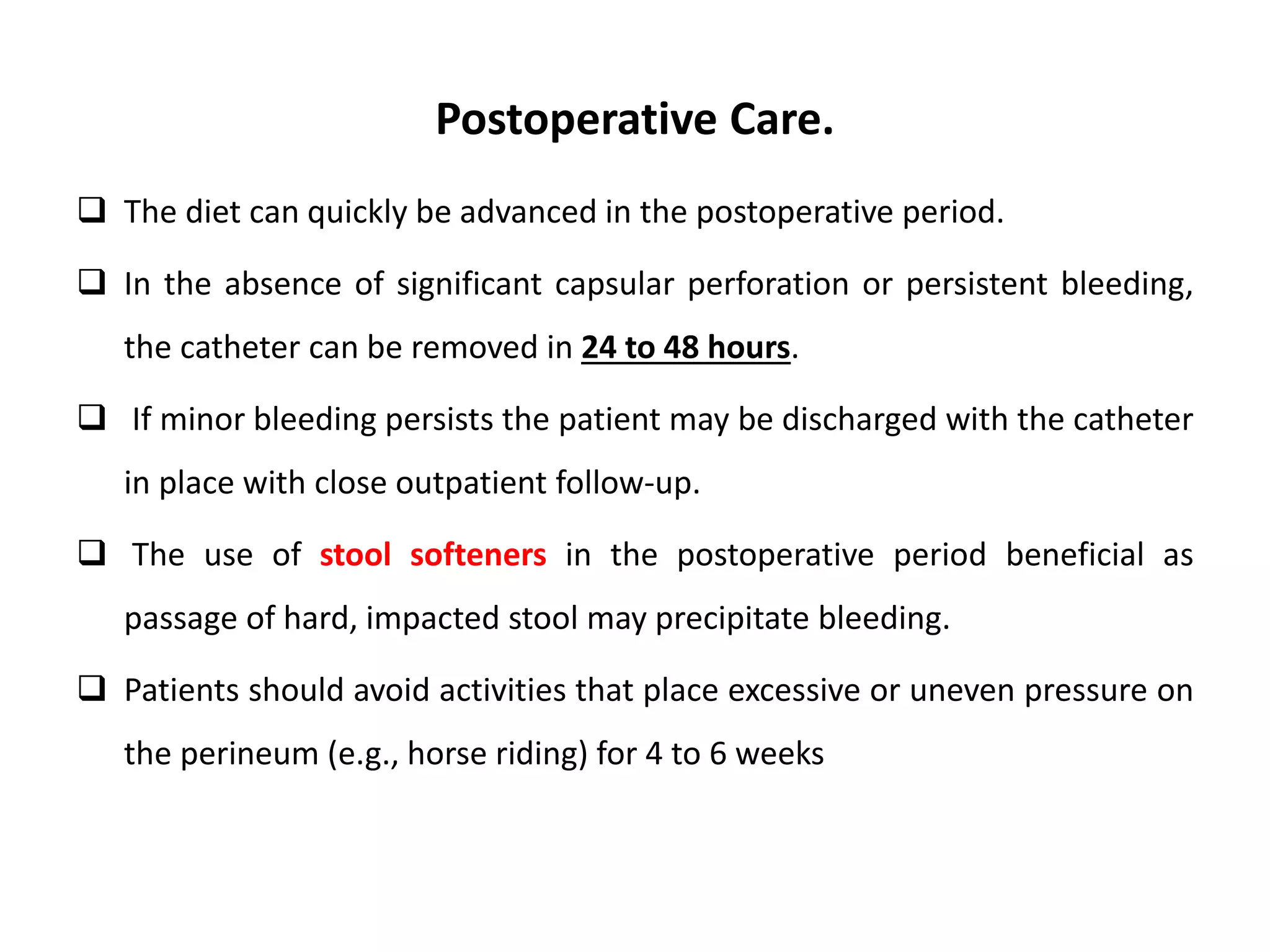 Minimally invasive and endoscopic management of benign prostatic | PPTX