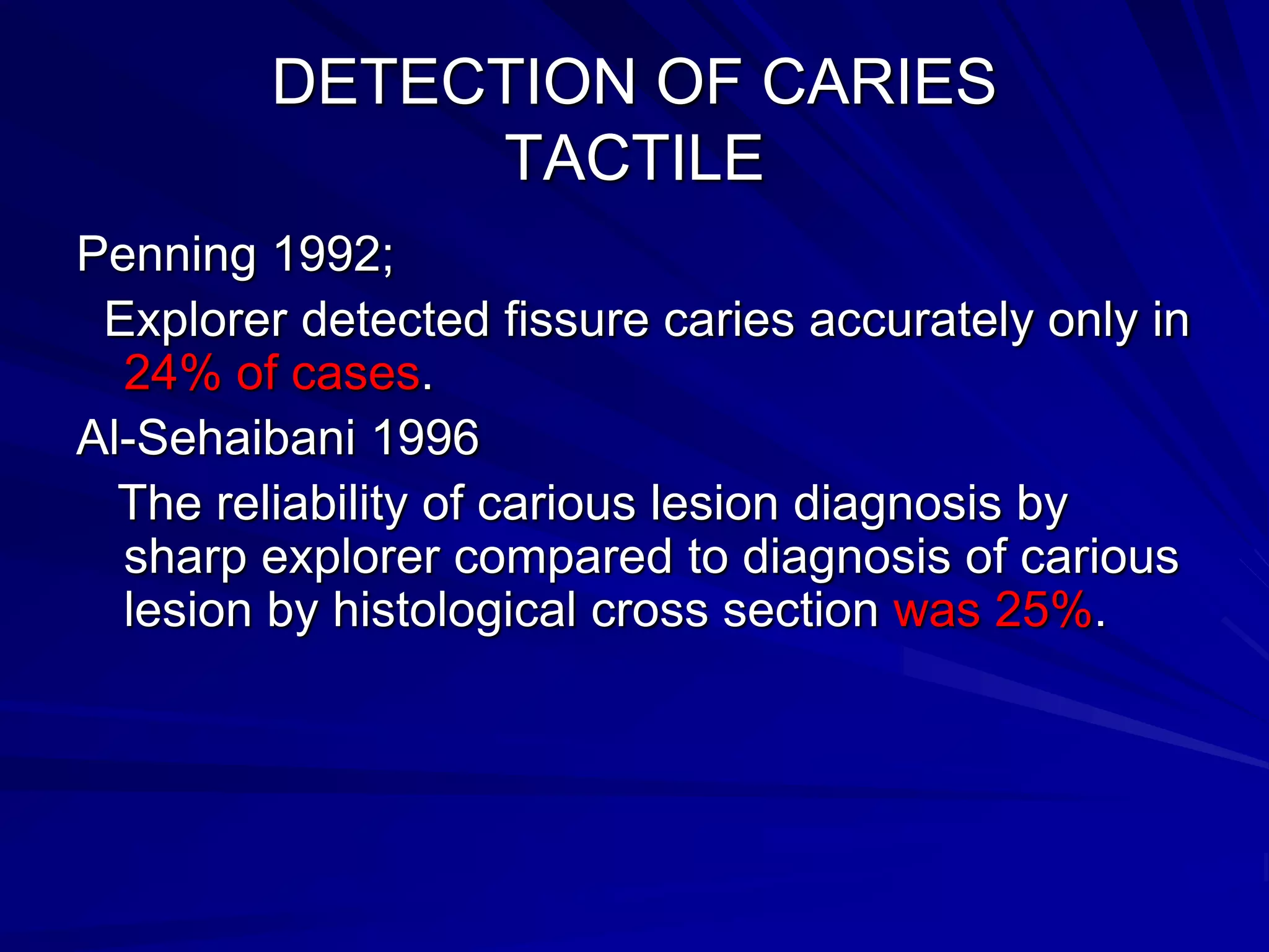 Minimally invasive caries therapy | PPT