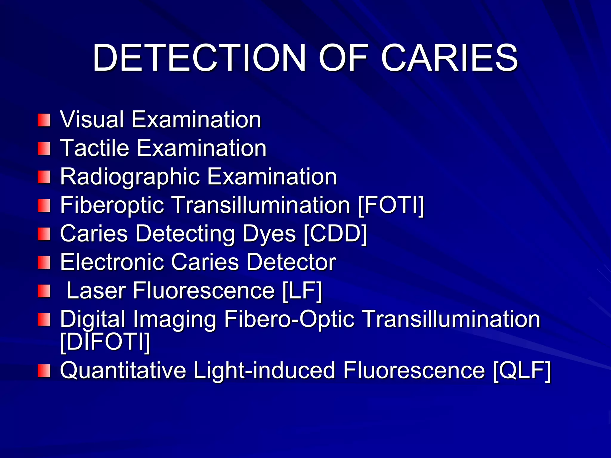 Minimally invasive caries therapy | PPT